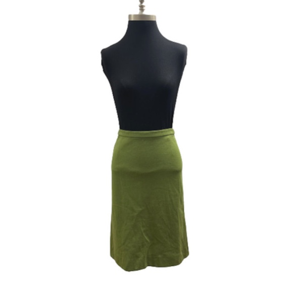 Bleyle for Hooper | Skirts | Vtg 7s Bleyle For Hooper Pea Green Wool ...